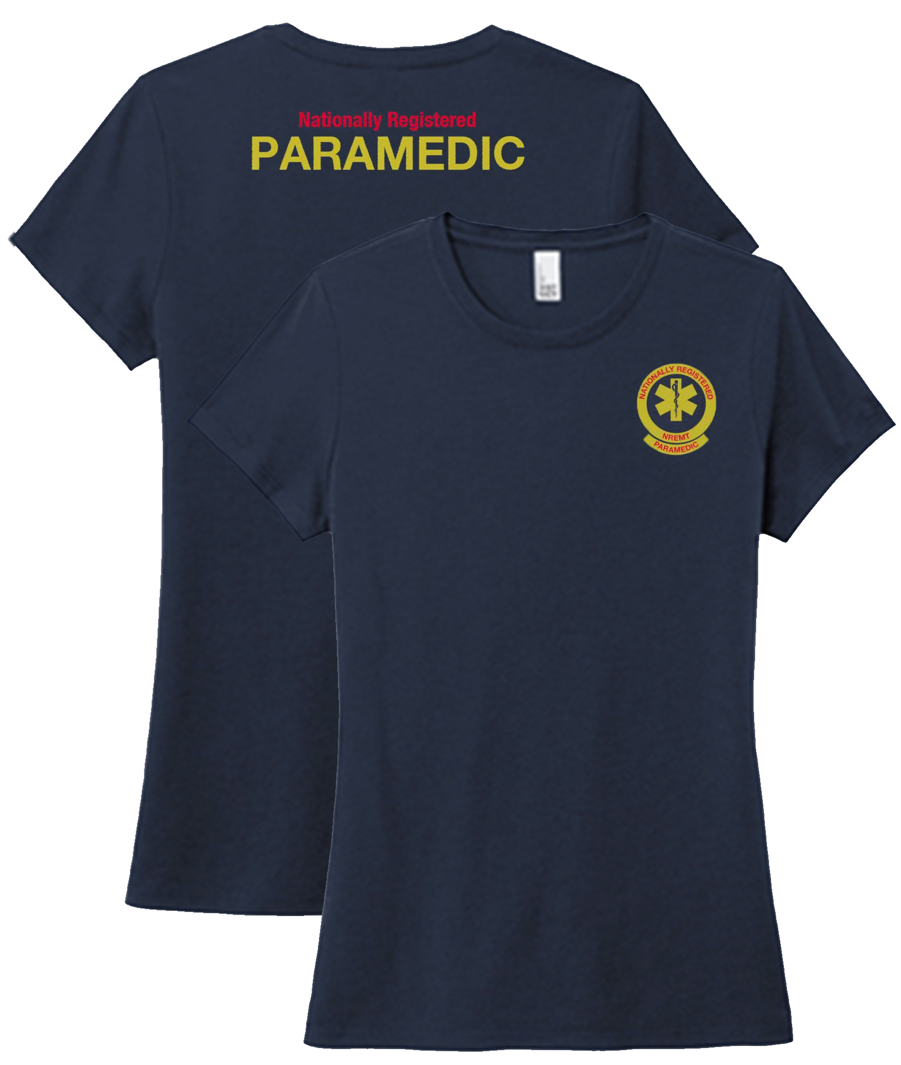 National Registry Paramedic Womens T-shirts | National Registry of ...